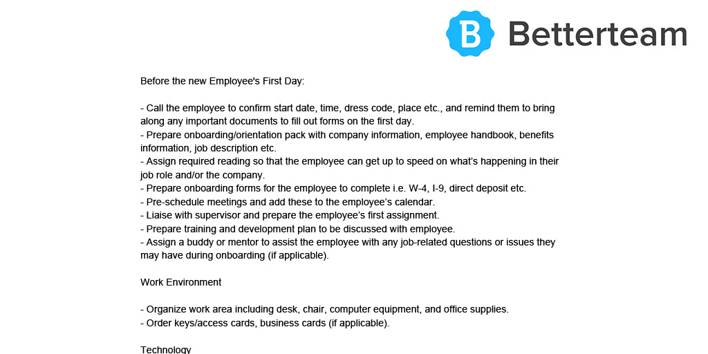 Employee Onboarding Process [Free Template]