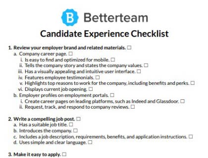 How to Create a Great Candidate Experience