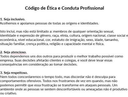 Código de Ética