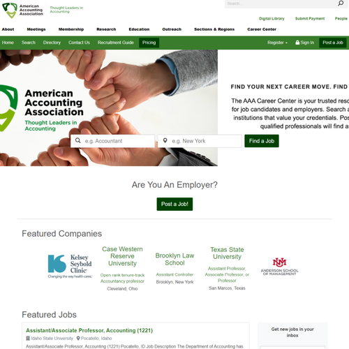 American Accounting Association Career Center