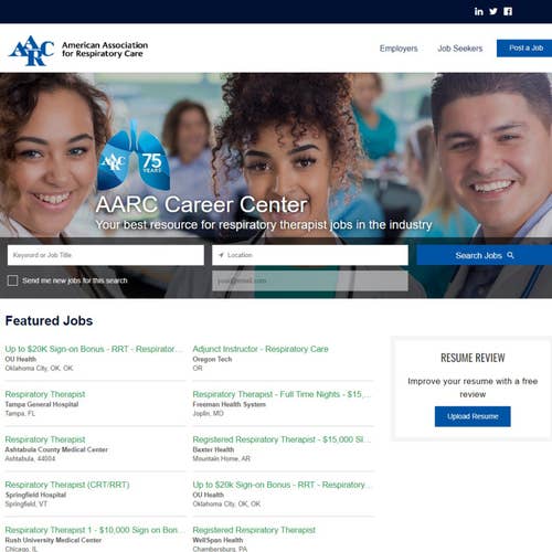 American Association for Respiratory Care Career Center