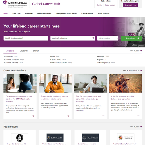 AICPA & CIMA Global Career Hub