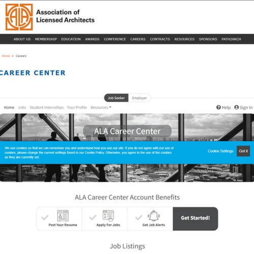 Association of Licensed Architects Career Center