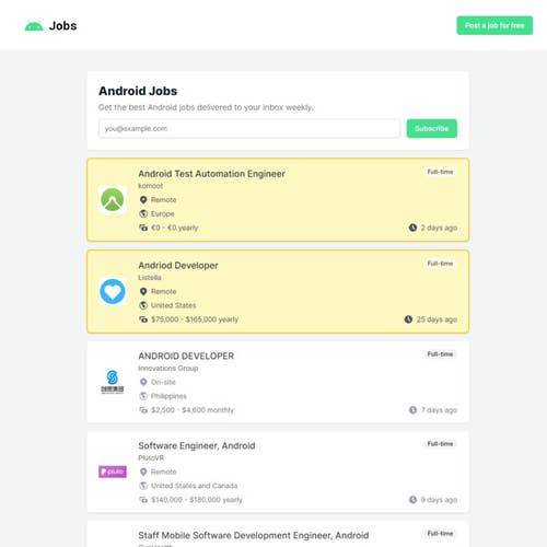 Android Jobs
