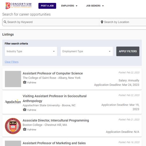 The Consortium of Higher Education LGBT Resource Professionals Job Board