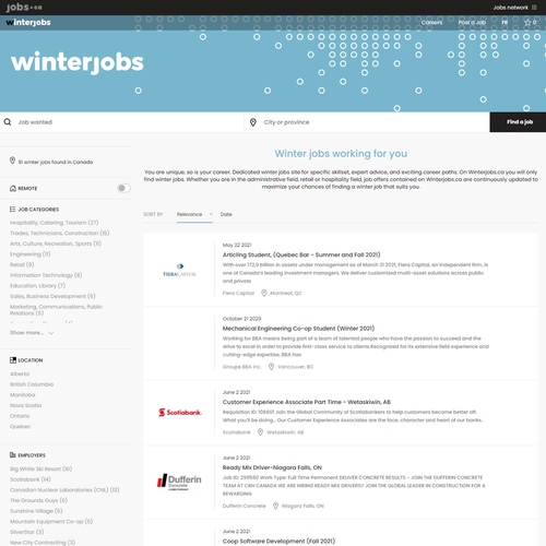 Winterjobs.ca