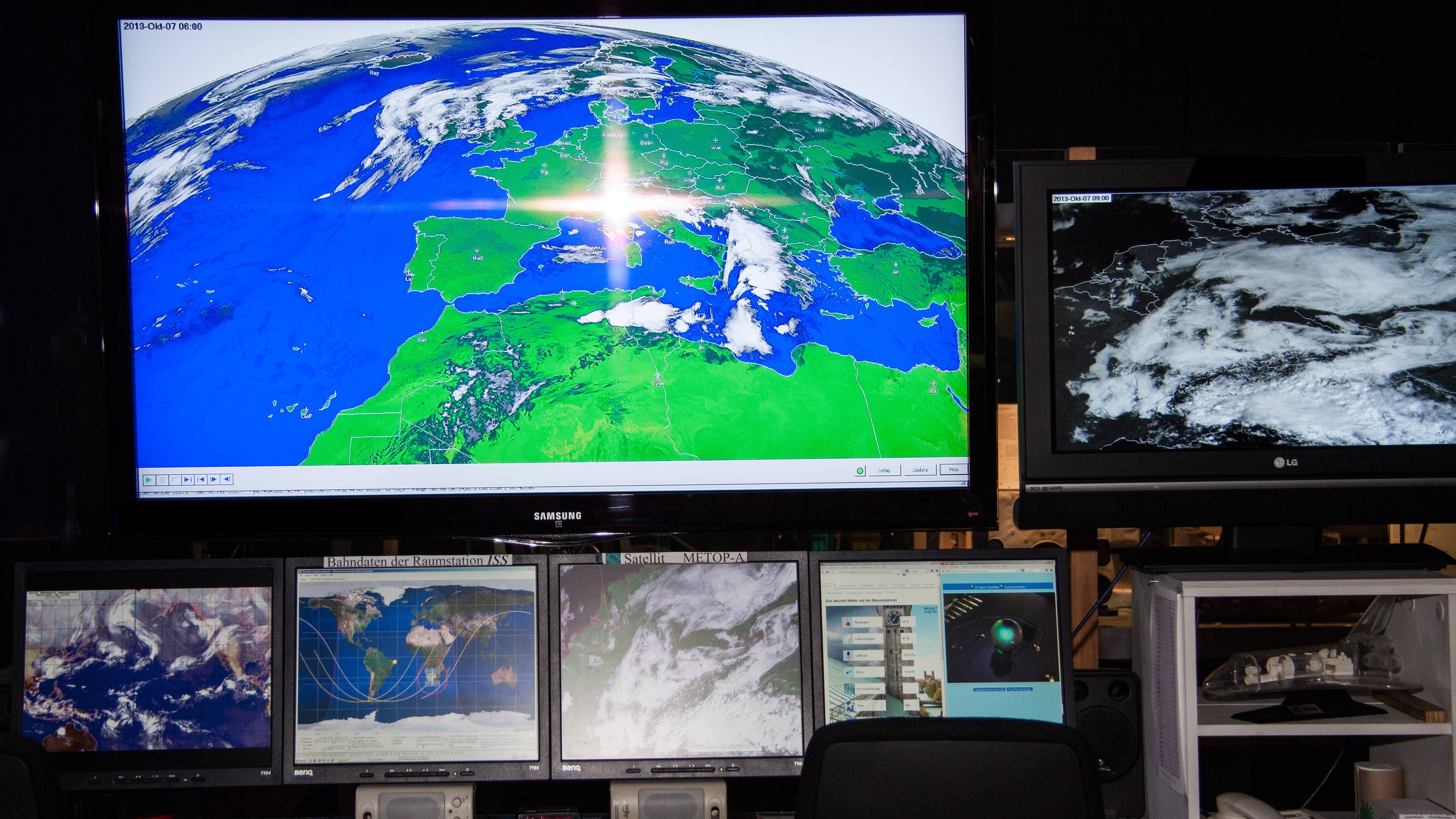 Meteorologist At Work