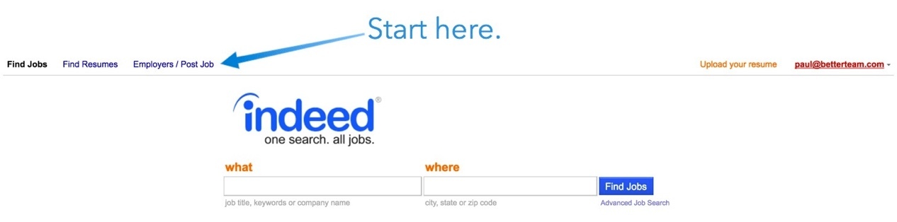 Indeed Job Posting How To Post On Indeed Pricing Video